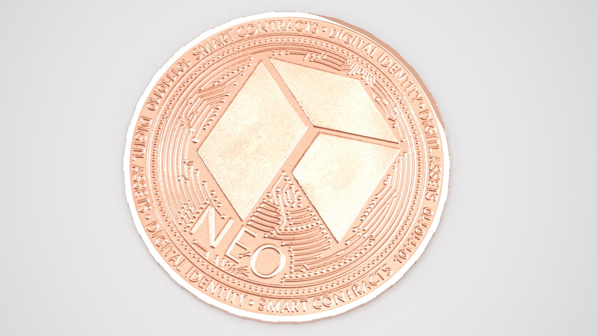 3D Copper NEO Coin - TurboSquid 2399152