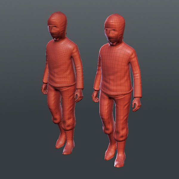 3d model worker pc operation