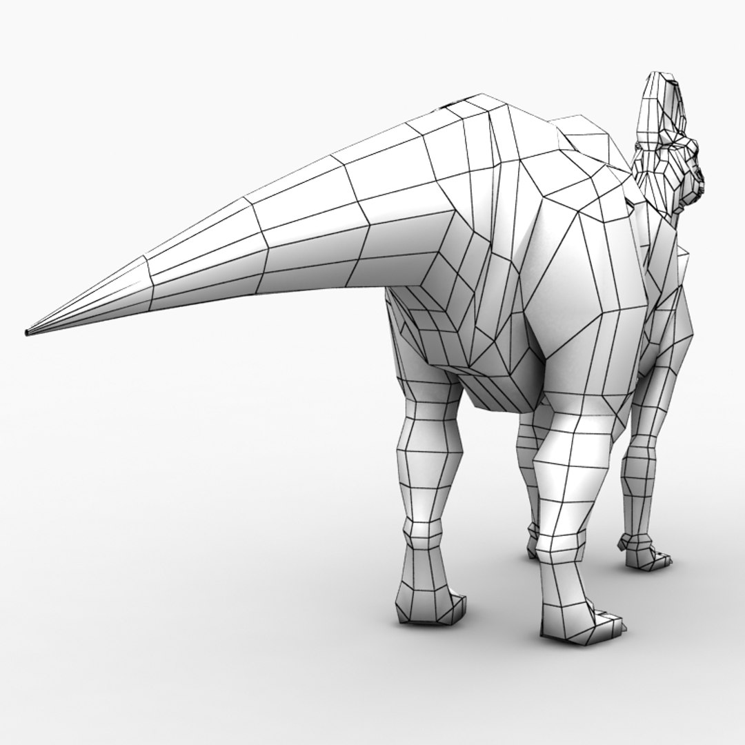 3d Corythosaurus Dinosaur Animation Model