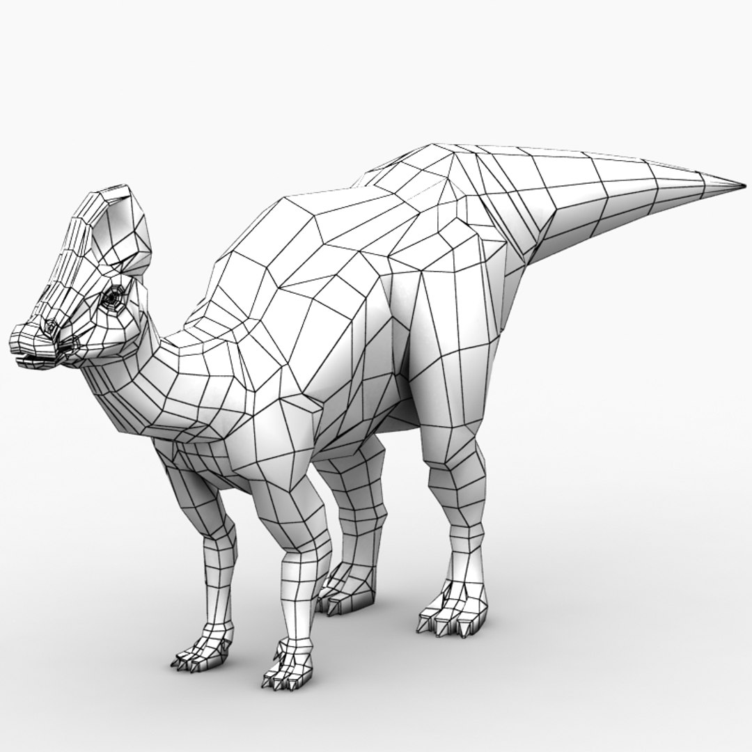 3d Corythosaurus Dinosaur Animation Model