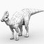 3d Corythosaurus Dinosaur Animation Model