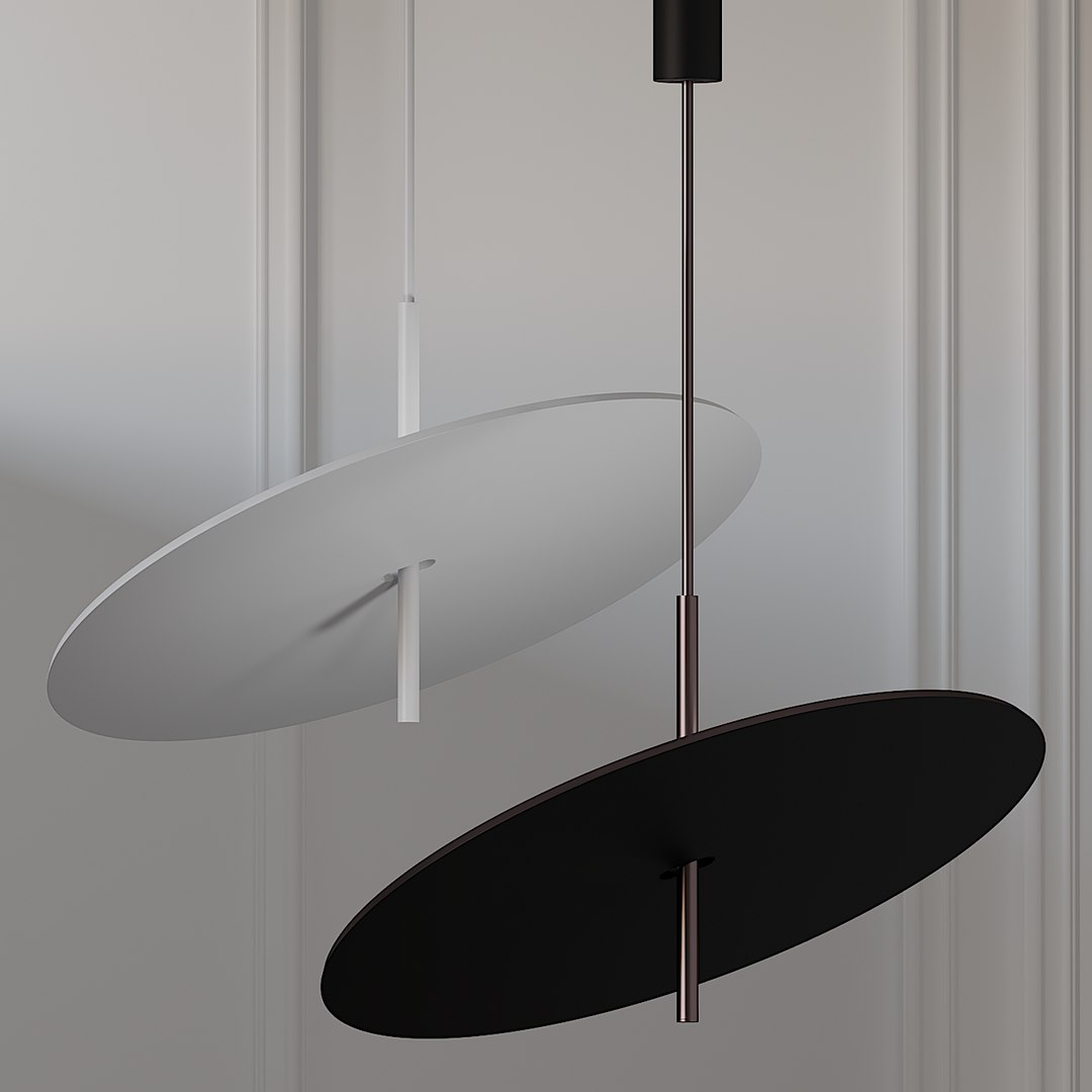 Ceiling Lights Icone Luce 3D Model - TurboSquid 1556452
