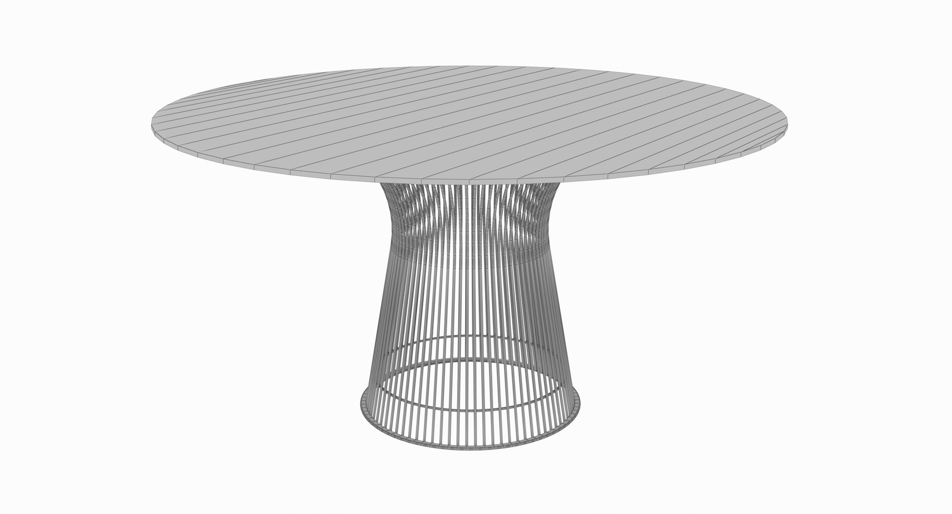 3D Platner Dining Table Model - TurboSquid 2016287