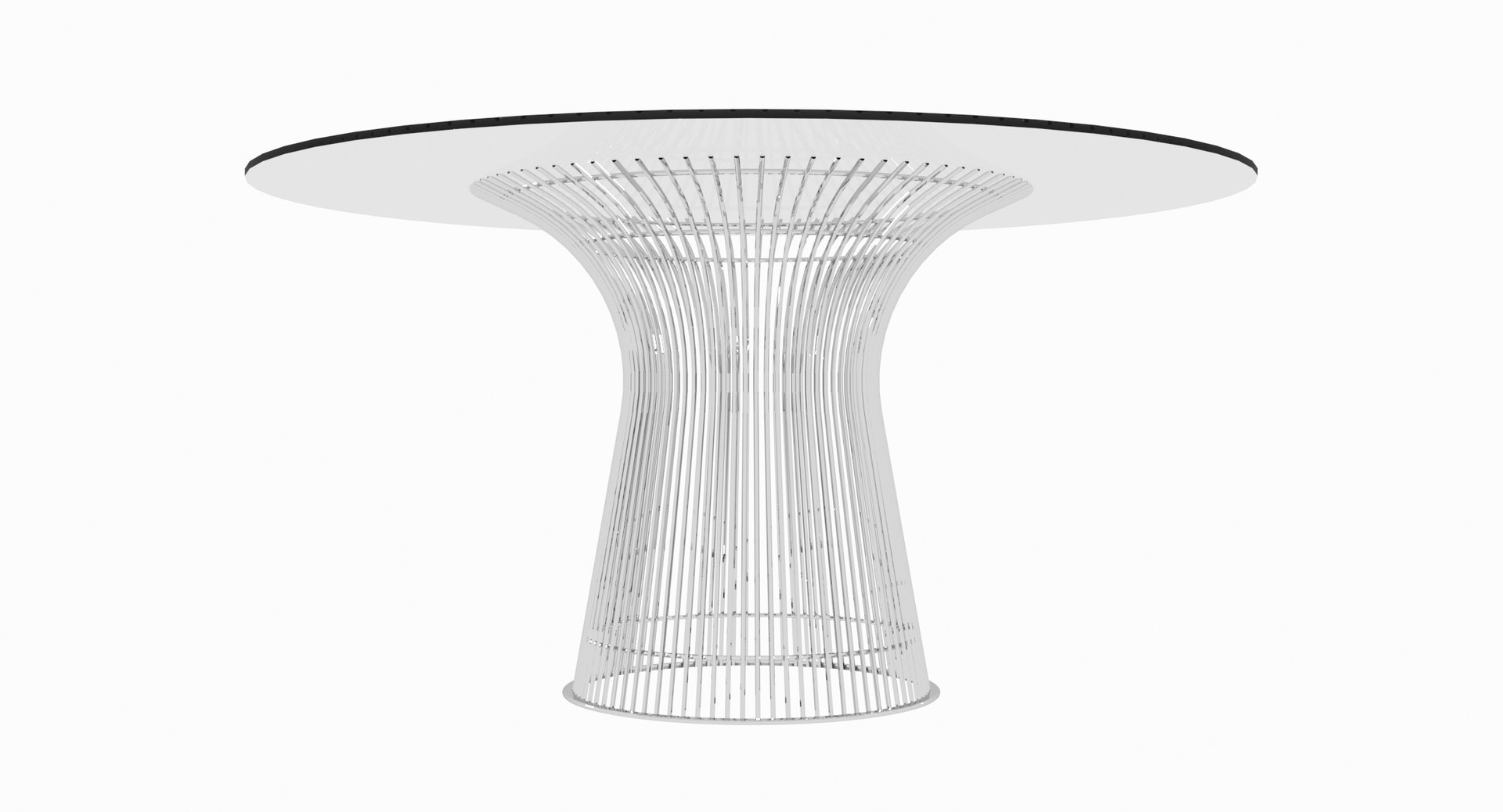 3D Platner Dining Table Model - TurboSquid 2016287