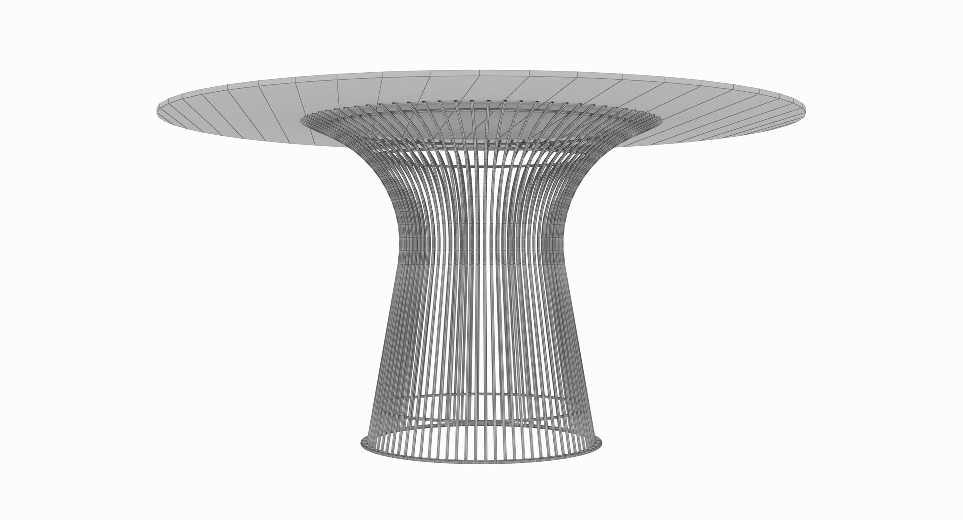 3D Platner Dining Table Model - TurboSquid 2016287