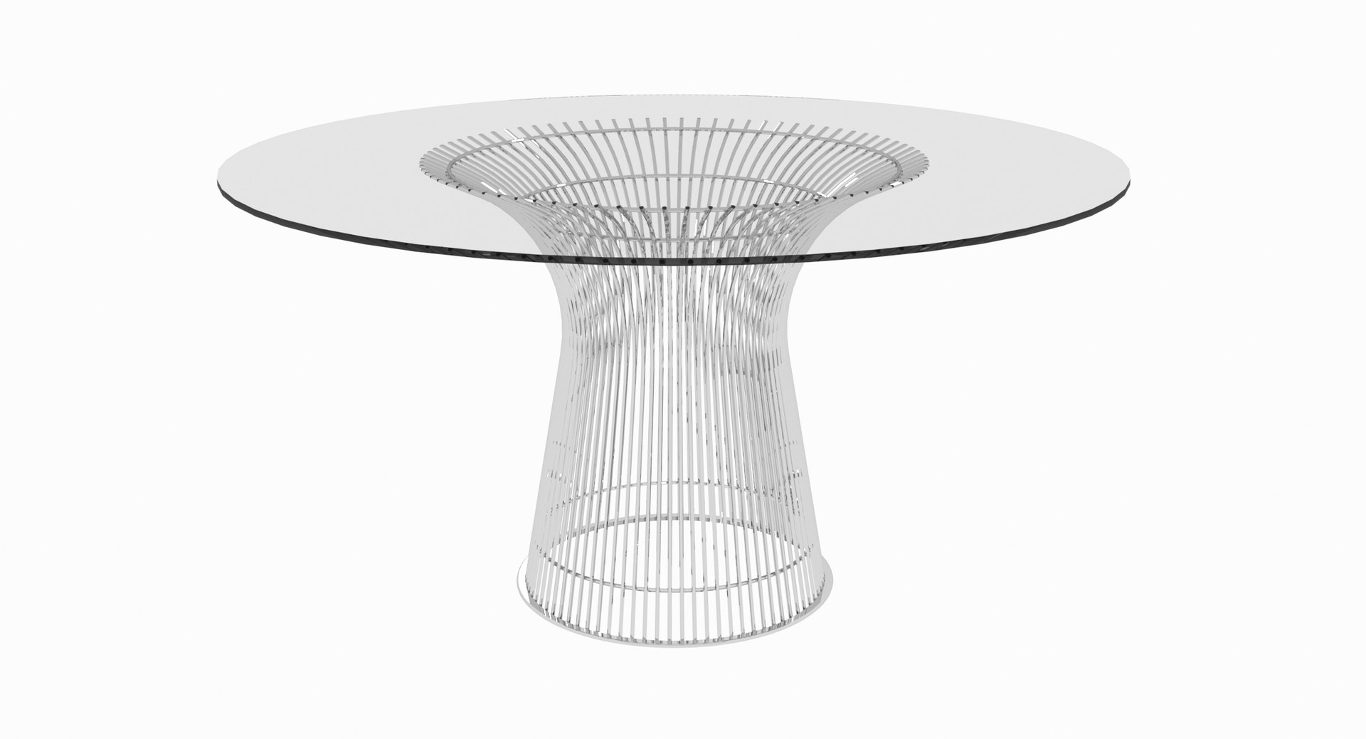 3D Platner Dining Table Model - TurboSquid 2016287