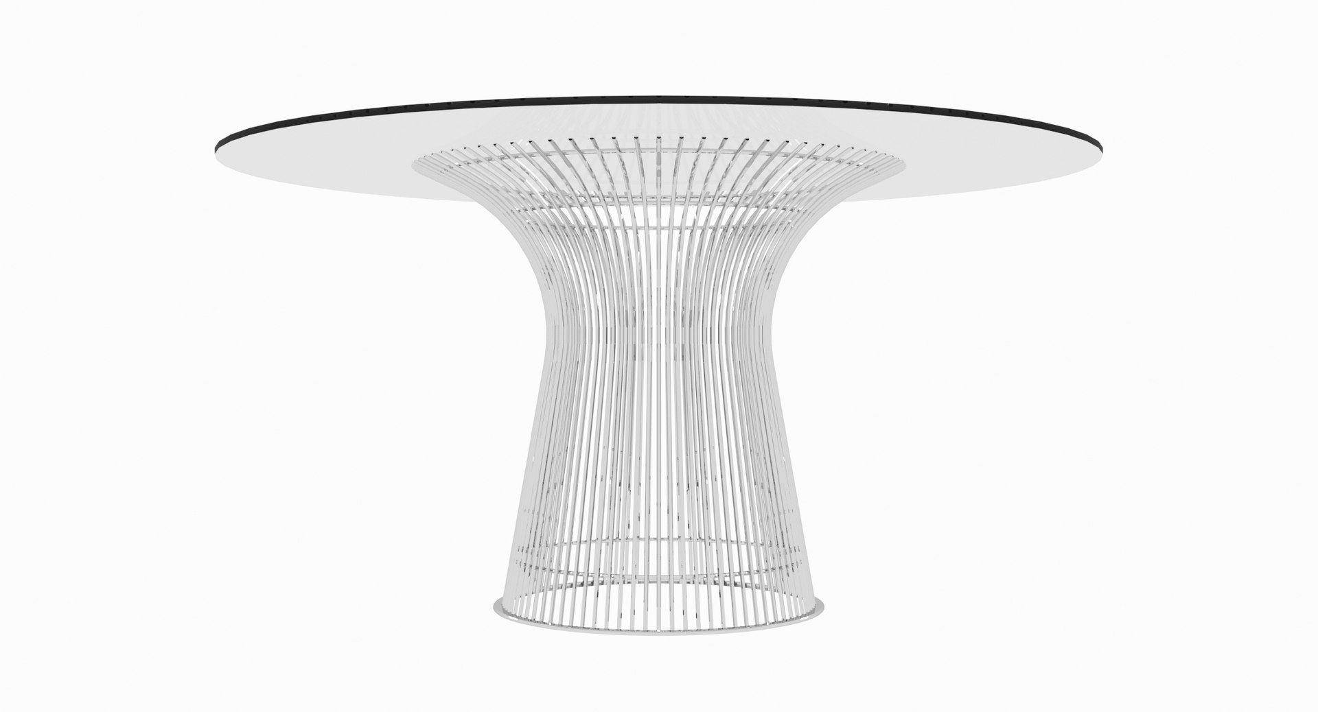 3D Platner Dining Table Model - TurboSquid 2016287