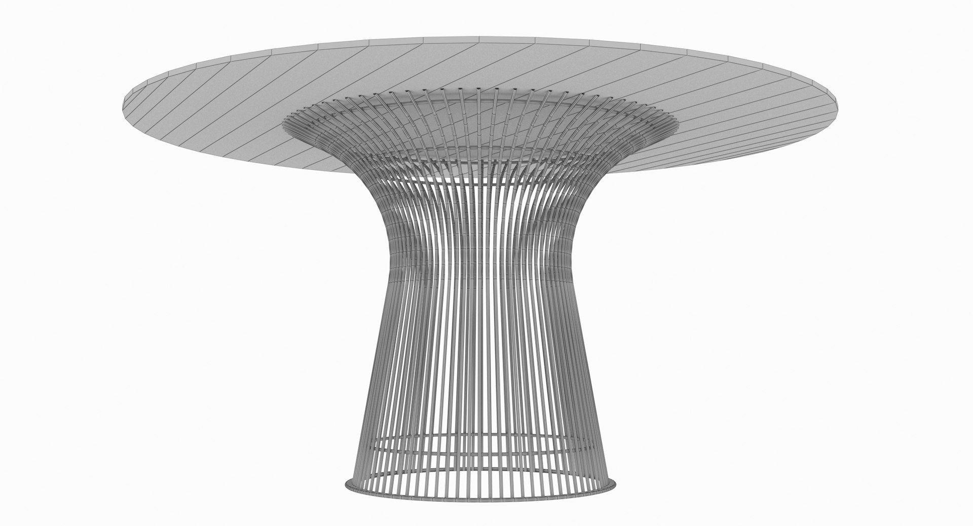 3D Platner Dining Table Model - TurboSquid 2016287