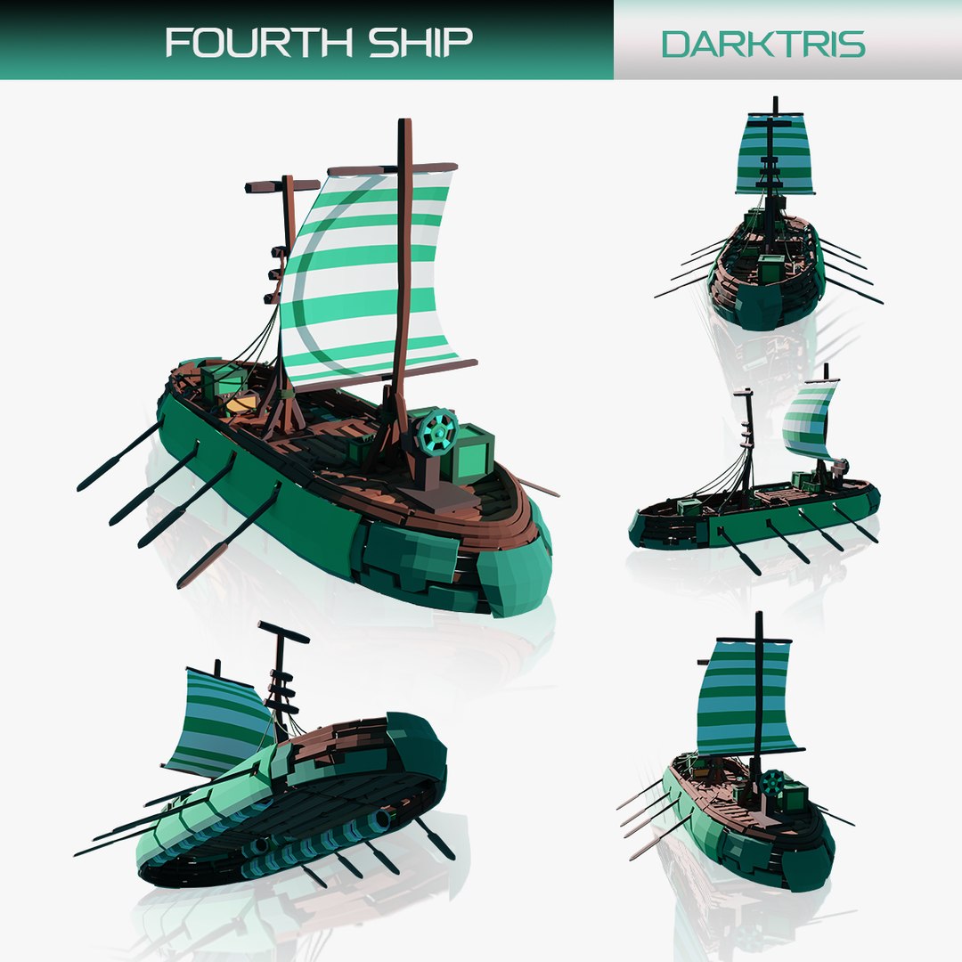 3D Stylized Ship-4 - TurboSquid 1972763