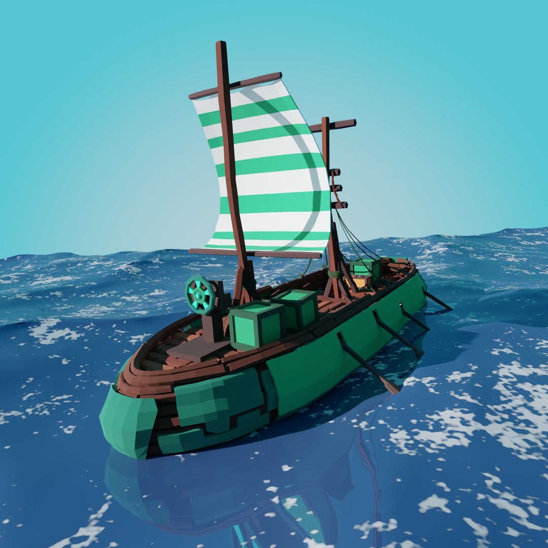 3D Stylized Ship-4 - TurboSquid 1972763
