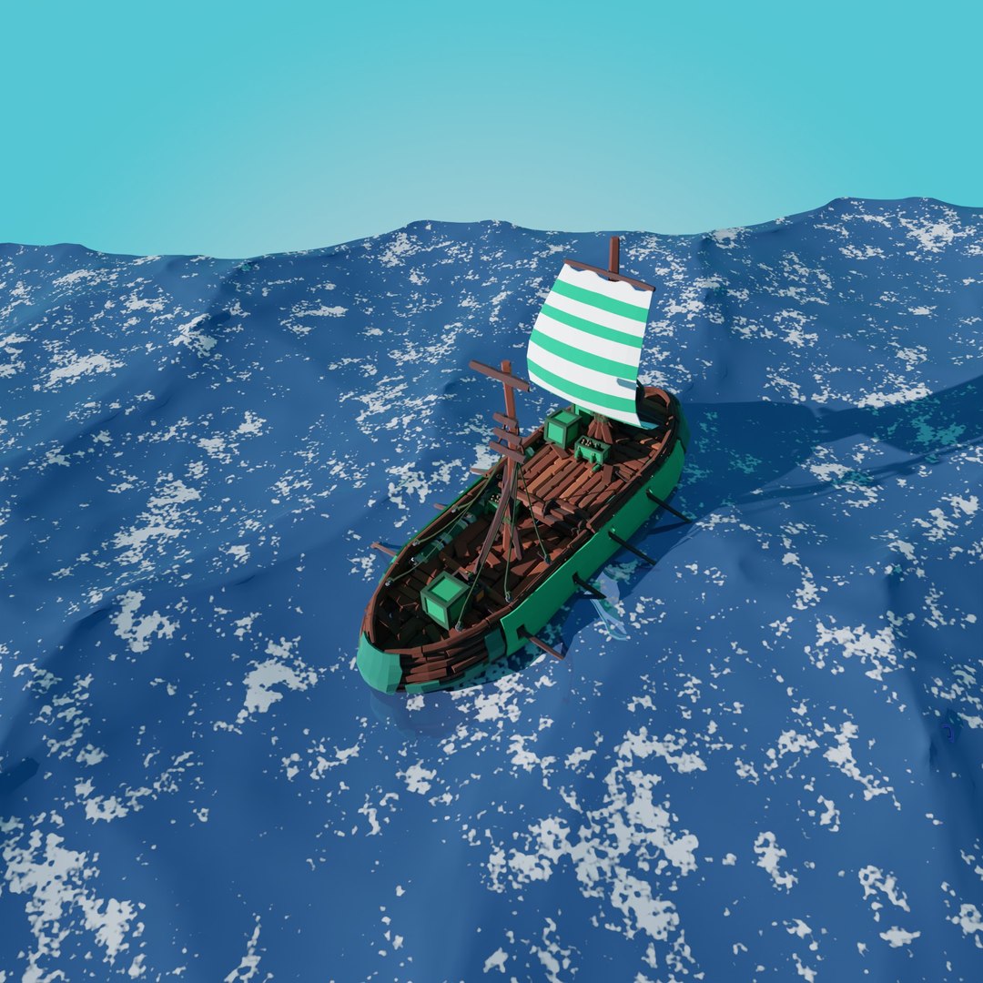 3D Stylized Ship-4 - TurboSquid 1972763