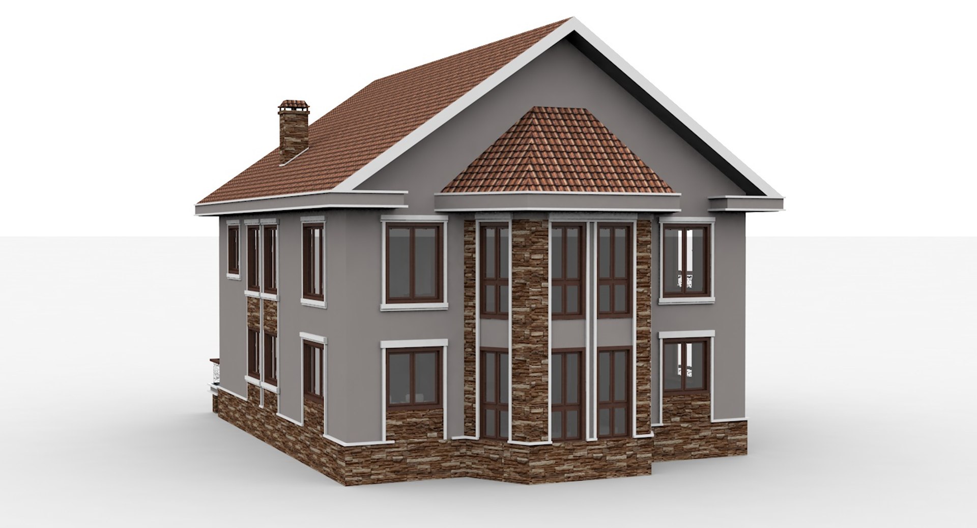 Stone House Model - TurboSquid 1253255