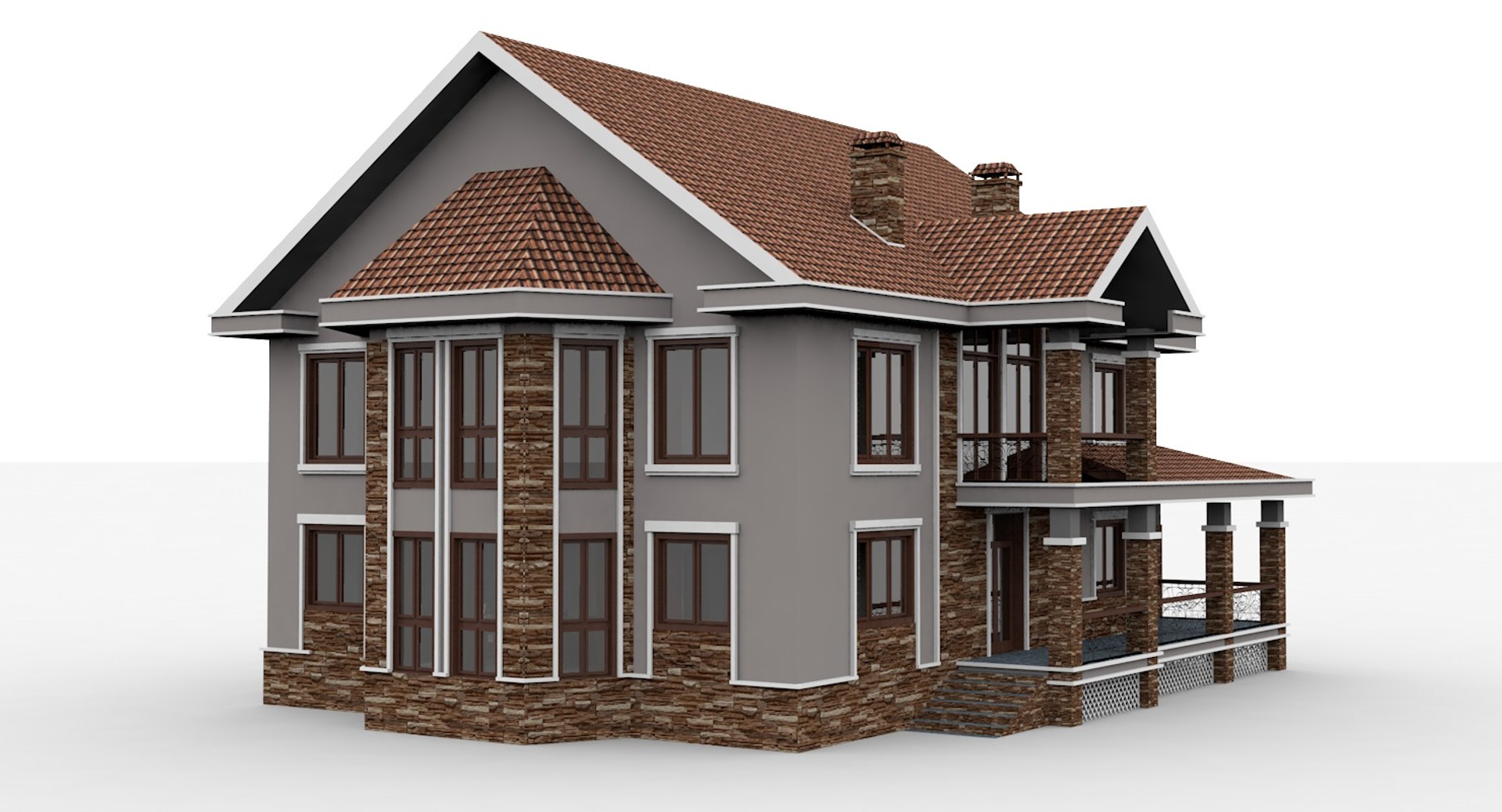 Stone House Model - TurboSquid 1253255