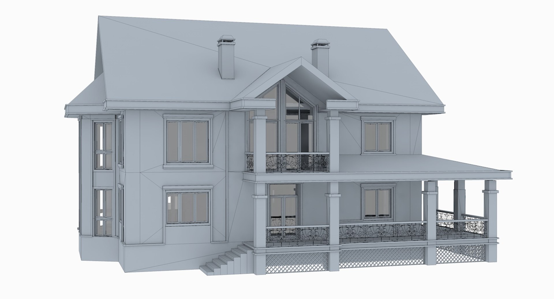 Stone House Model - TurboSquid 1253255