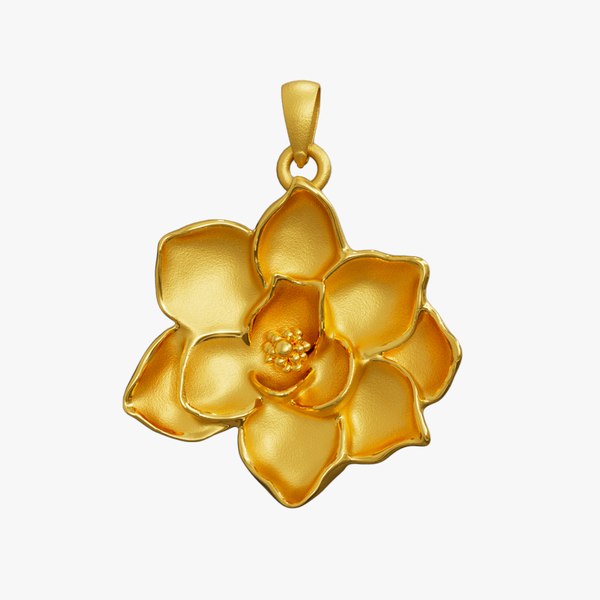 modelo 3d Colgante de flor de magnolia - TurboSquid 2218404