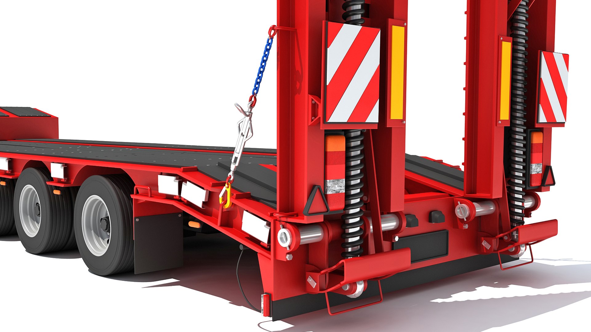 Low Loader Semi Trailer 3D - TurboSquid 1918158