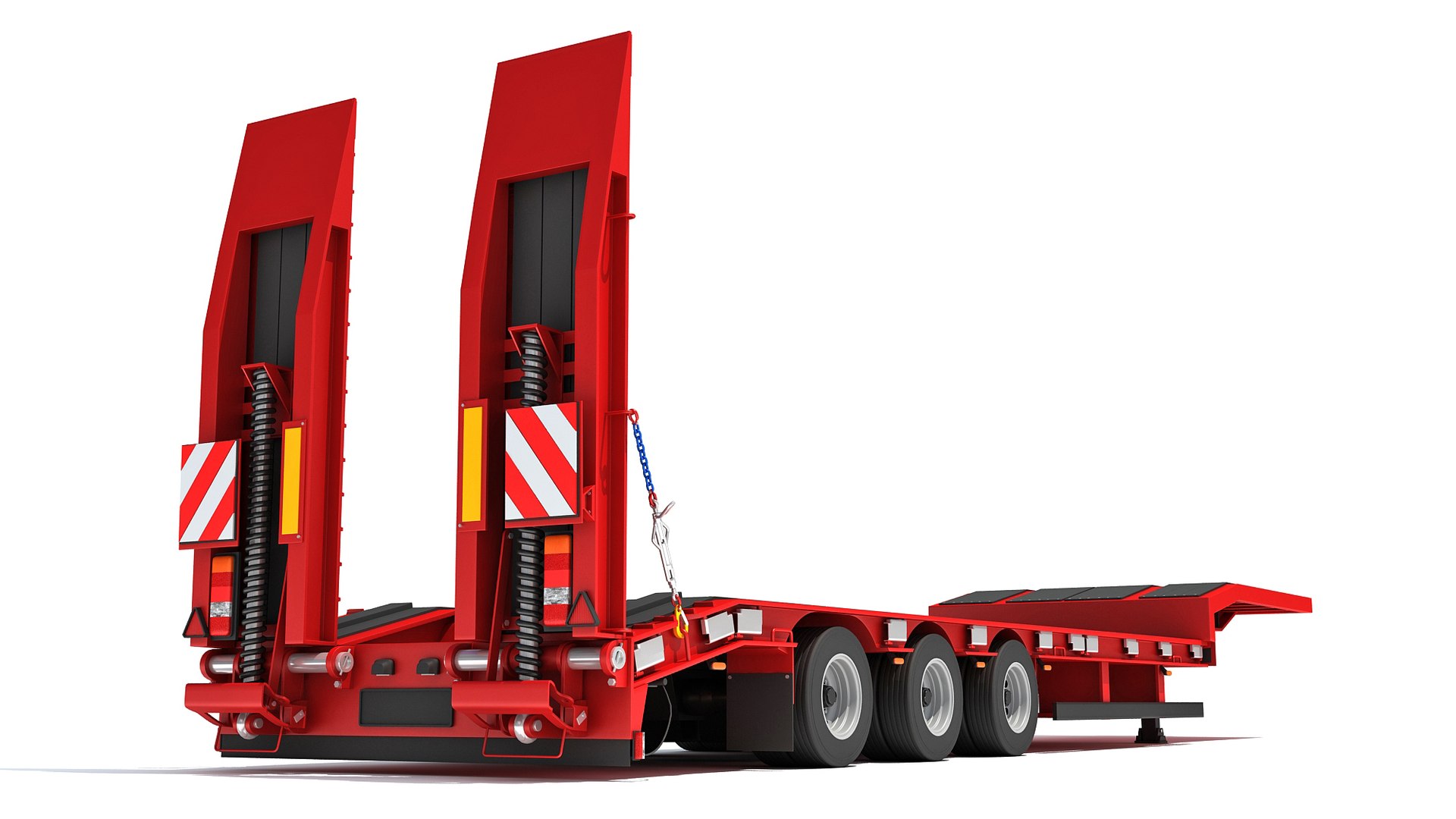 Low Loader Semi Trailer 3D - TurboSquid 1918158