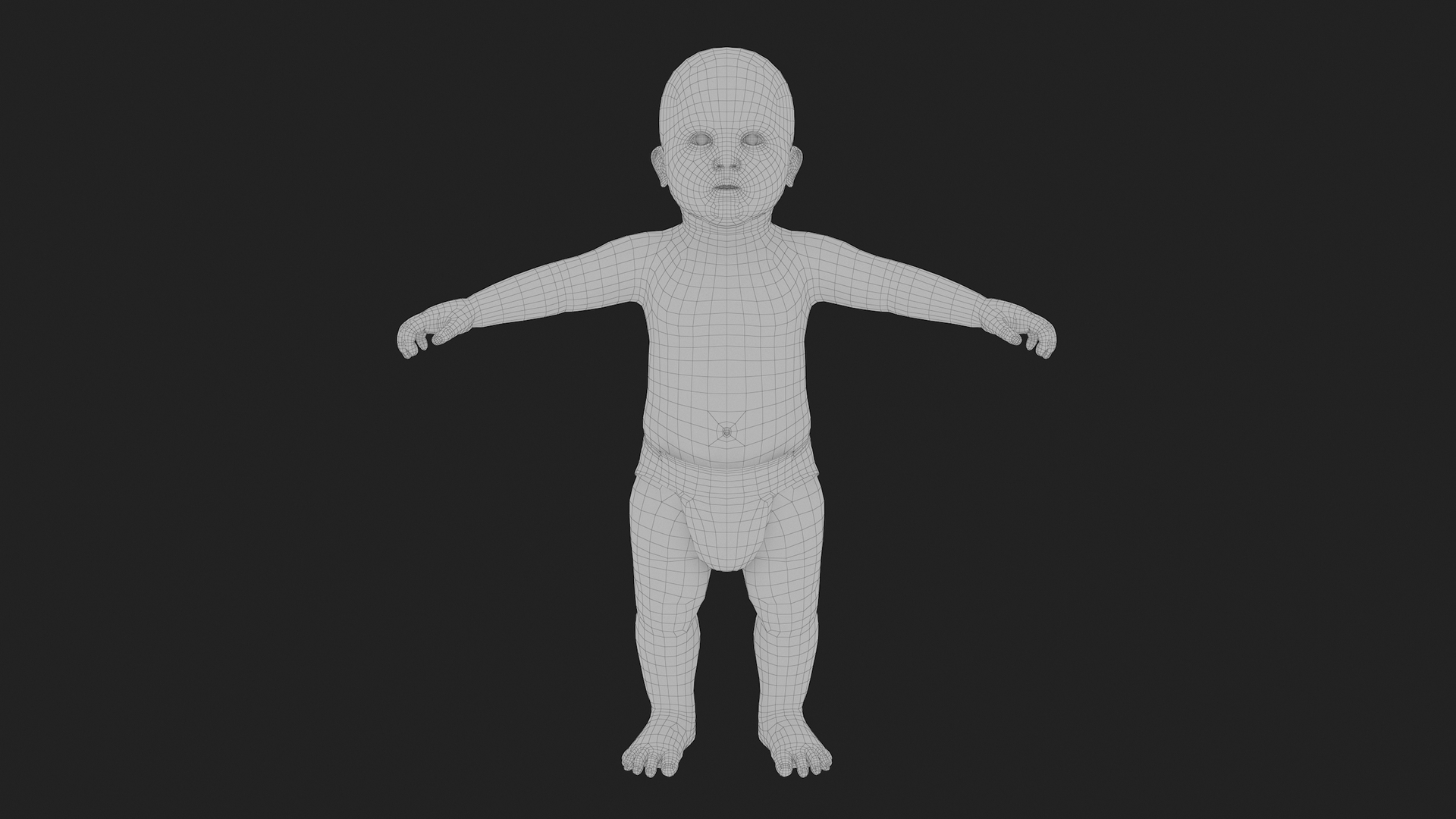 Baby No Rig 3D 모델 - TurboSquid 1704781
