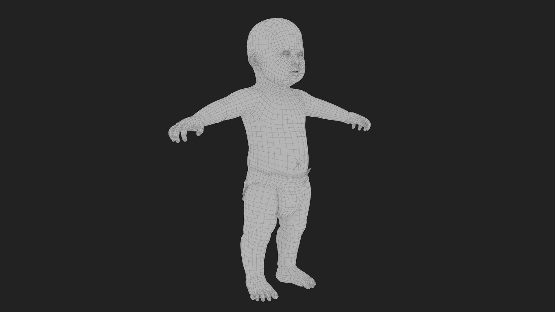 3D baby rig - TurboSquid 1704781