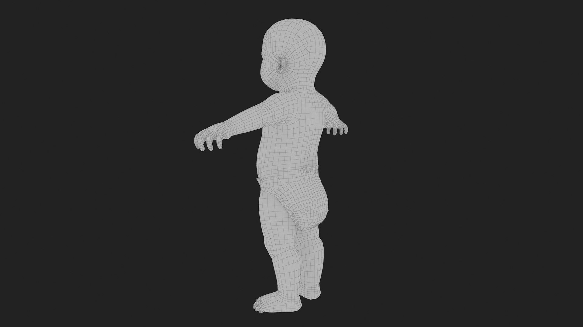 3D baby rig - TurboSquid 1704781