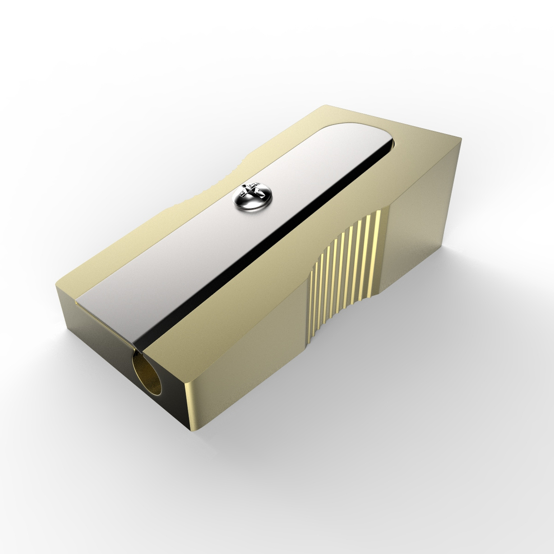 3d model sharpener modeled
