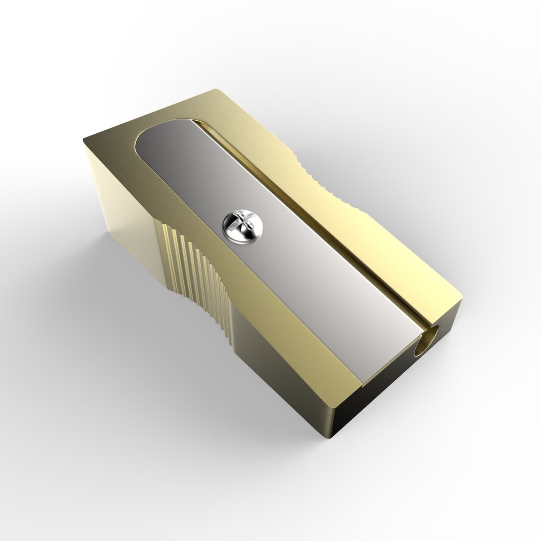 3d model sharpener modeled
