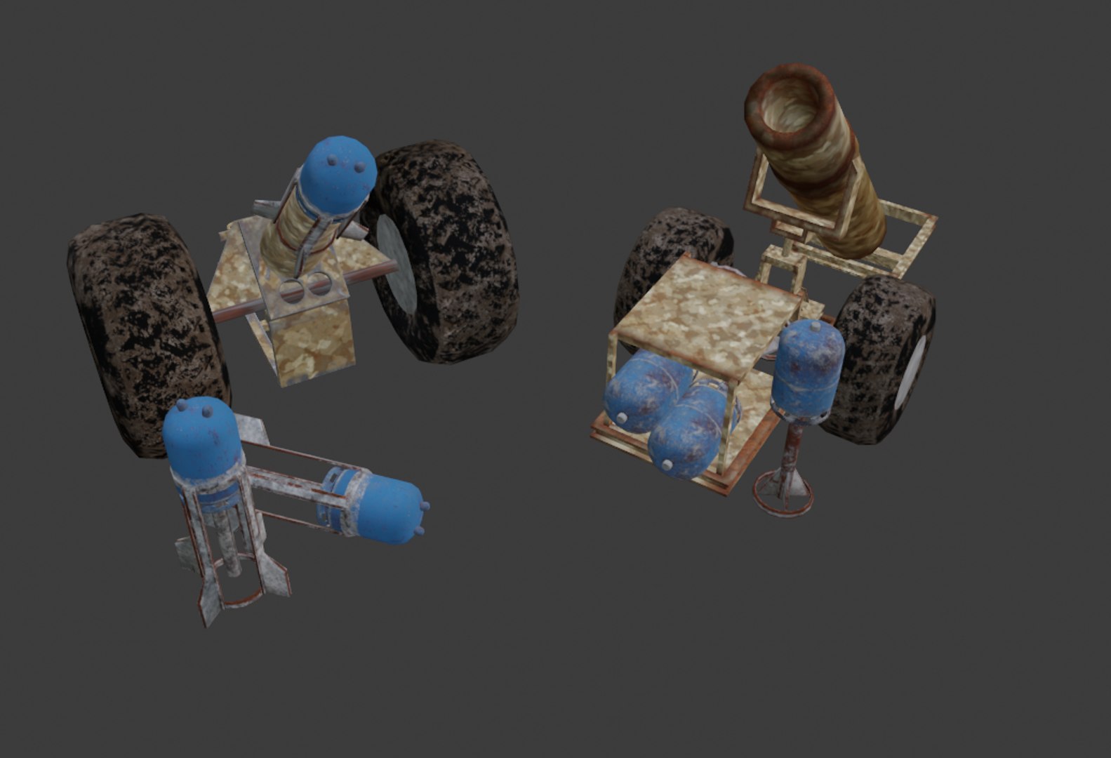 3D pack hell cannon weapon - TurboSquid 1592785