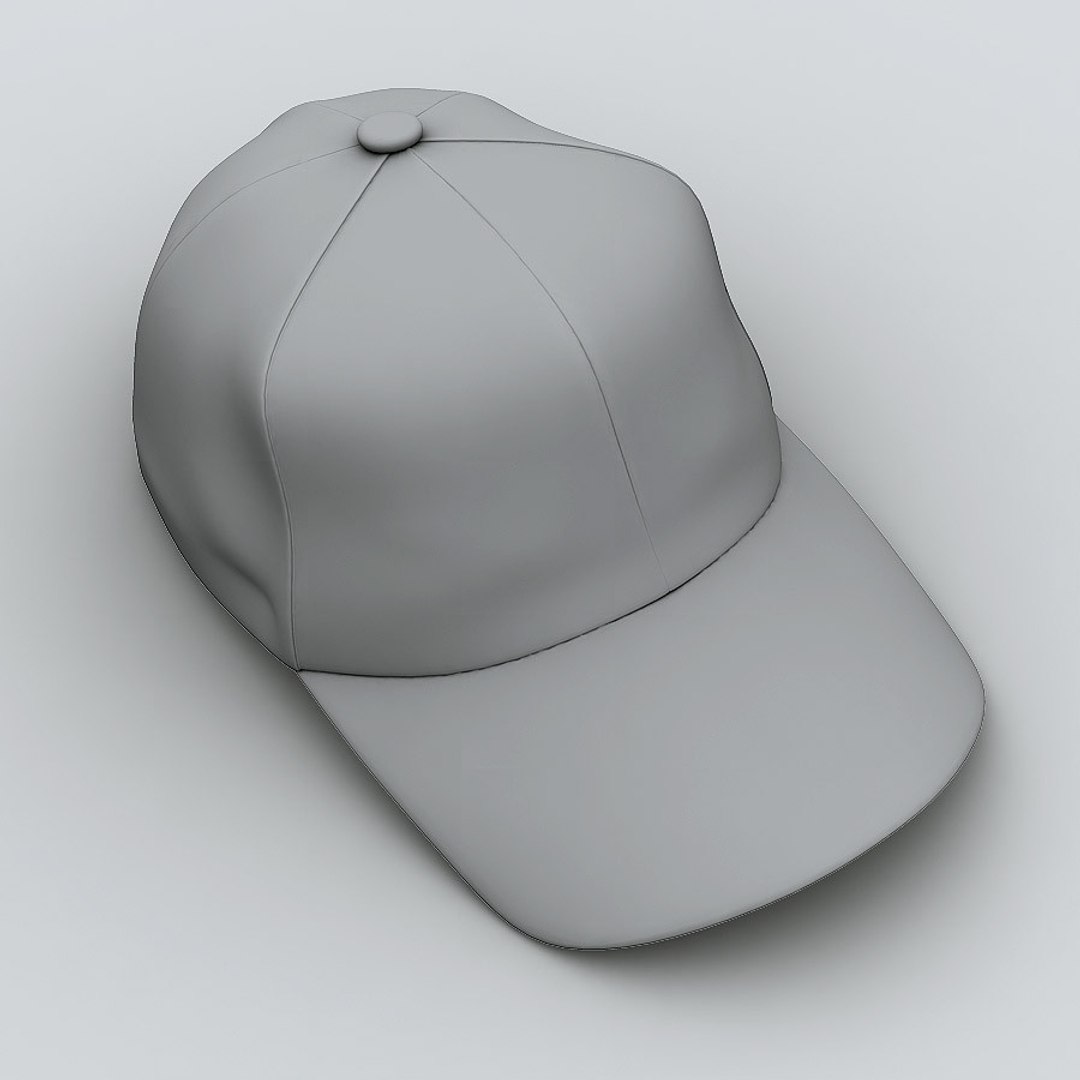 Cap Baseball 3d Model