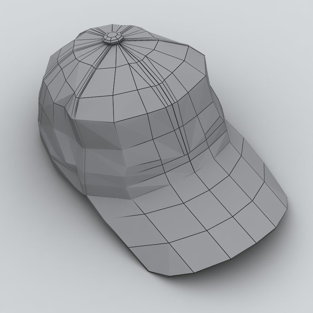 Cap Baseball 3d Model