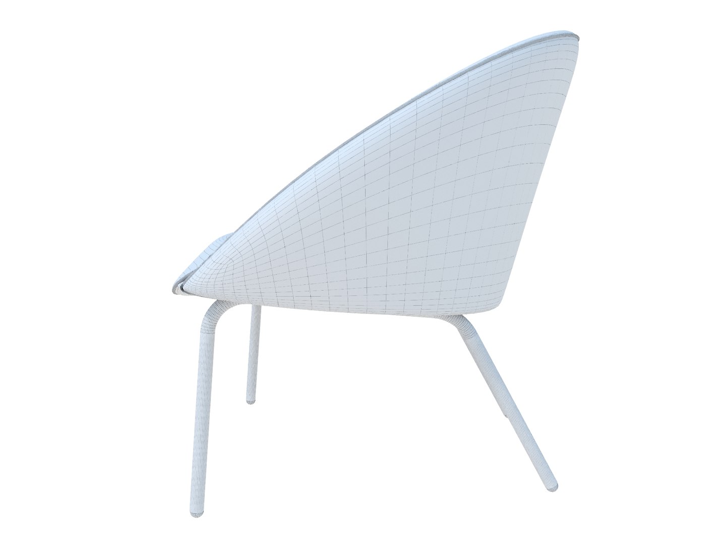 3D POLTRONA COCCINELLA BOOBAM model - TurboSquid 1998474