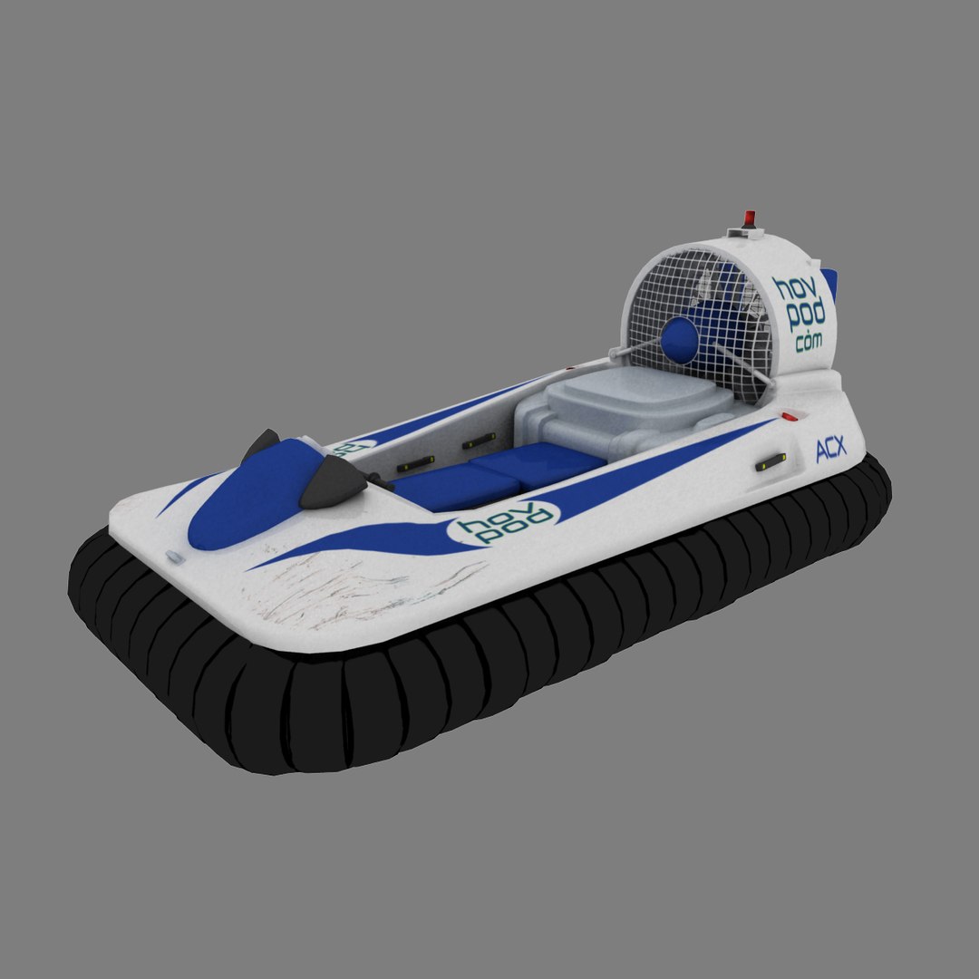 3d Model Hov Pod Hovercraft