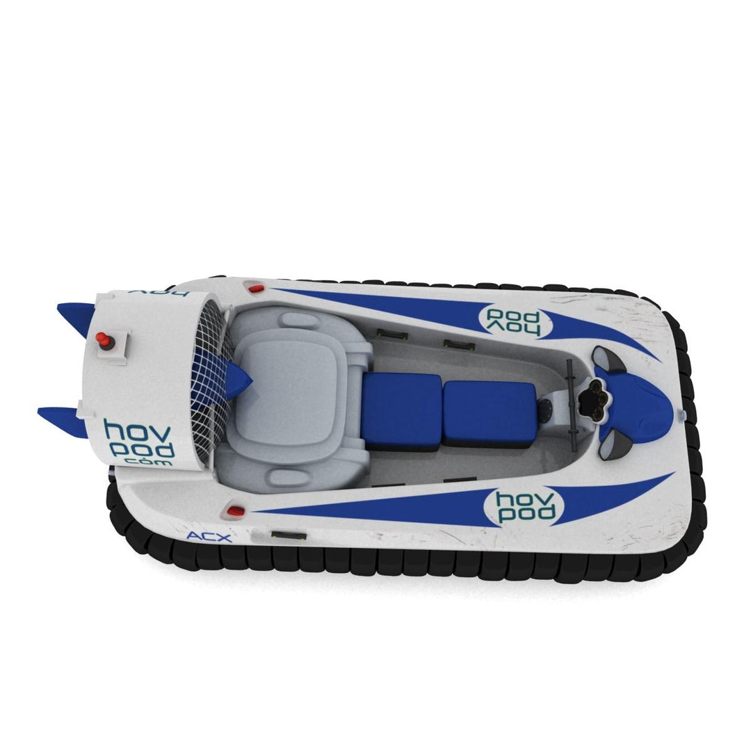 3d Model Hov Pod Hovercraft