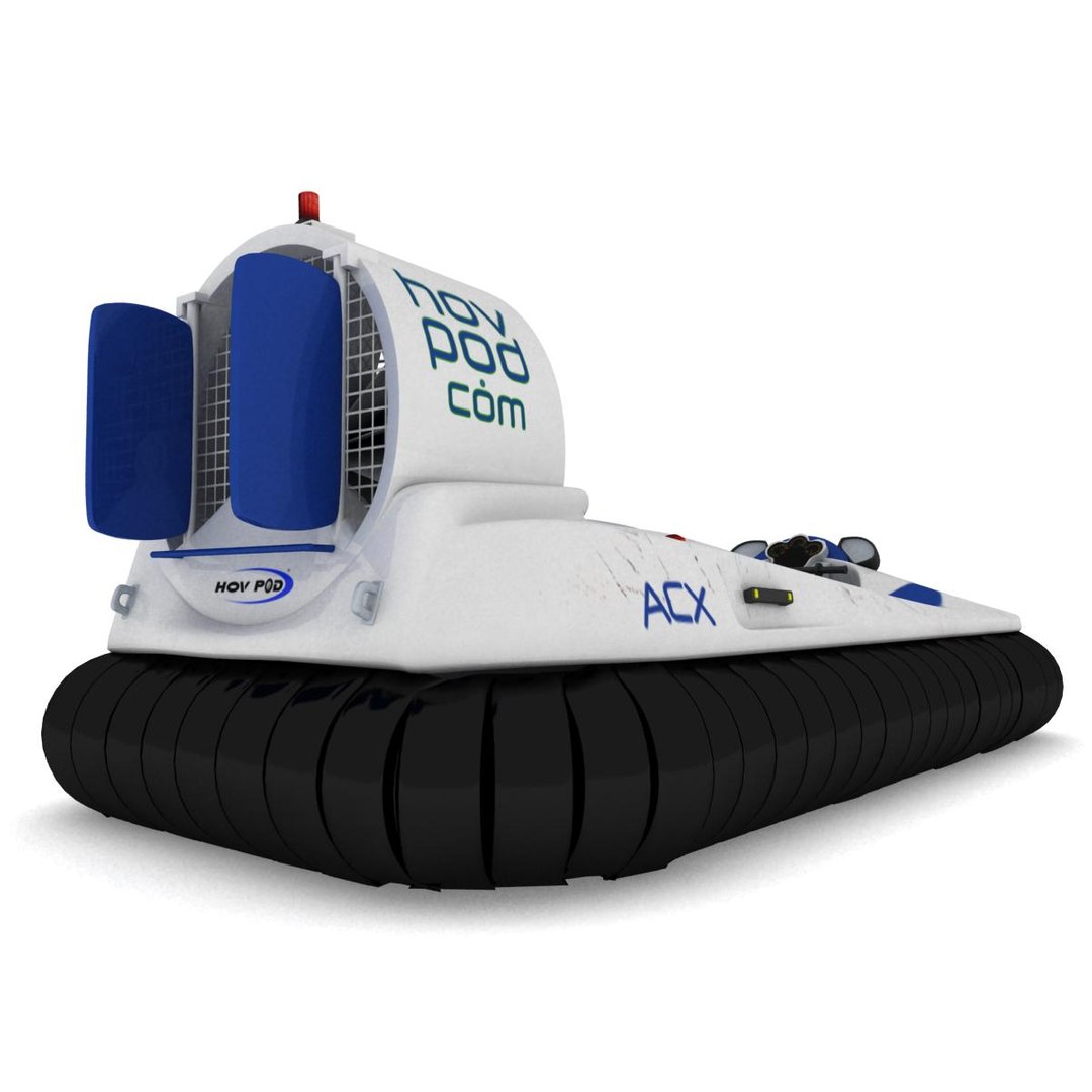 3d Model Hov Pod Hovercraft