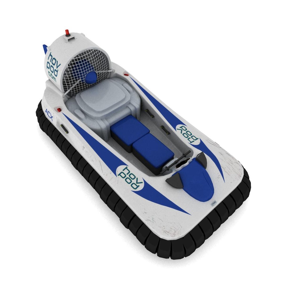 3d Model Hov Pod Hovercraft