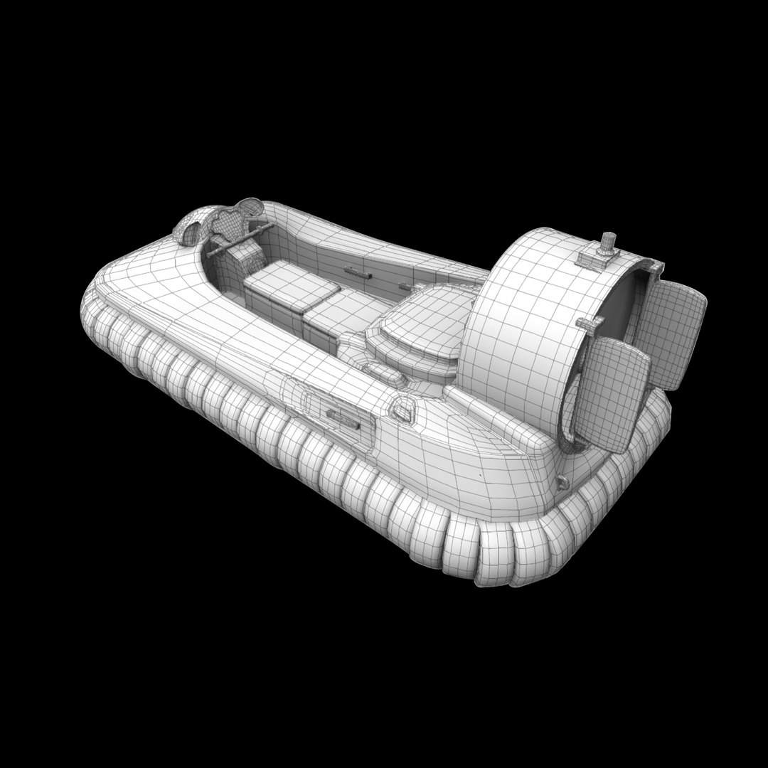 3d Model Hov Pod Hovercraft