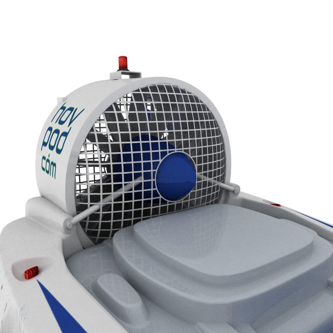 3d Model Hov Pod Hovercraft
