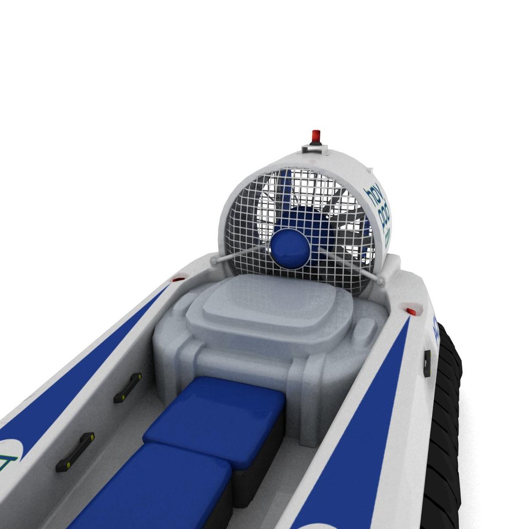 3d Model Hov Pod Hovercraft