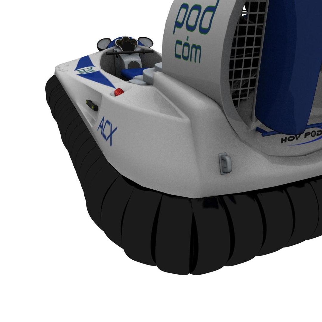 3d Model Hov Pod Hovercraft