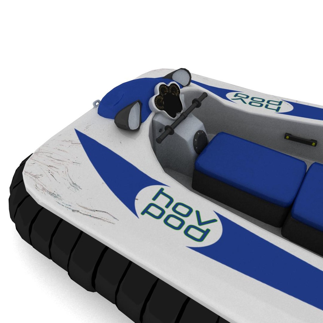 3d Model Hov Pod Hovercraft