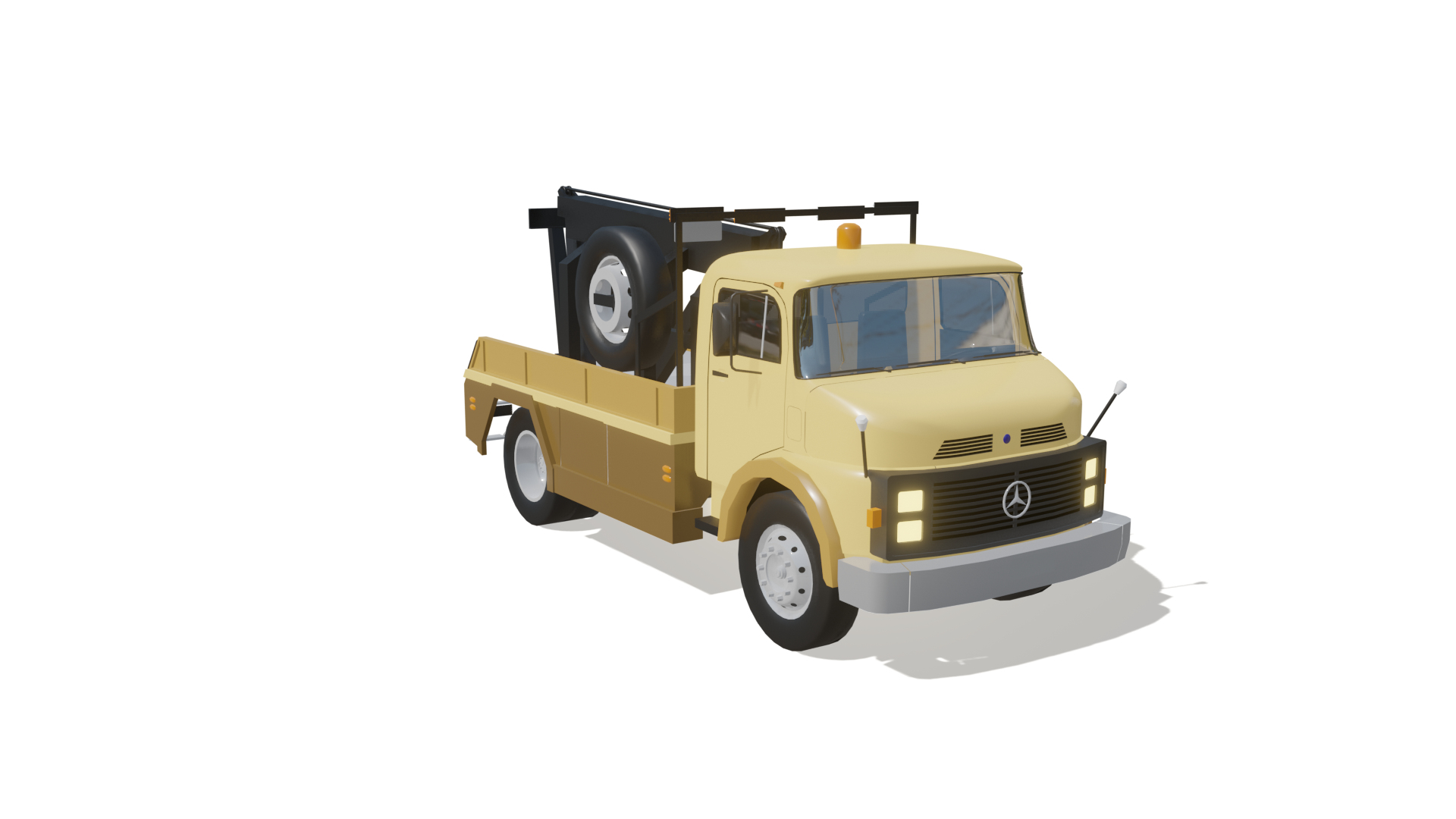 3D caminhão mercedes benz 1313 model - TurboSquid 1703494