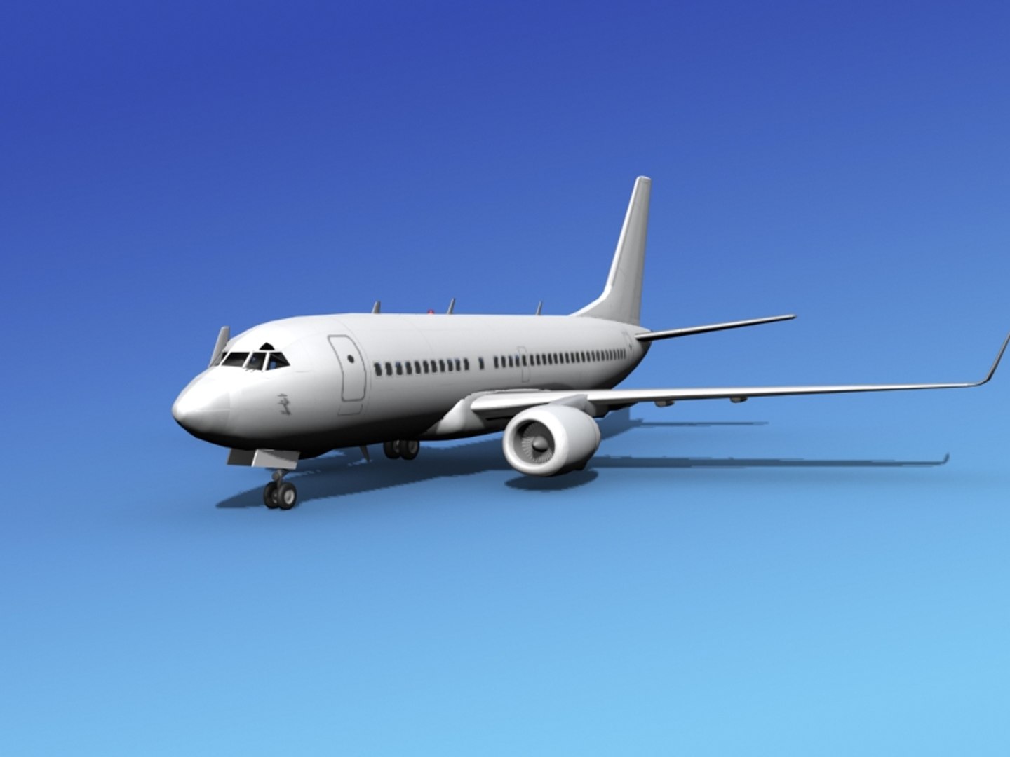 3d Boeing 737-700 737 737-700er