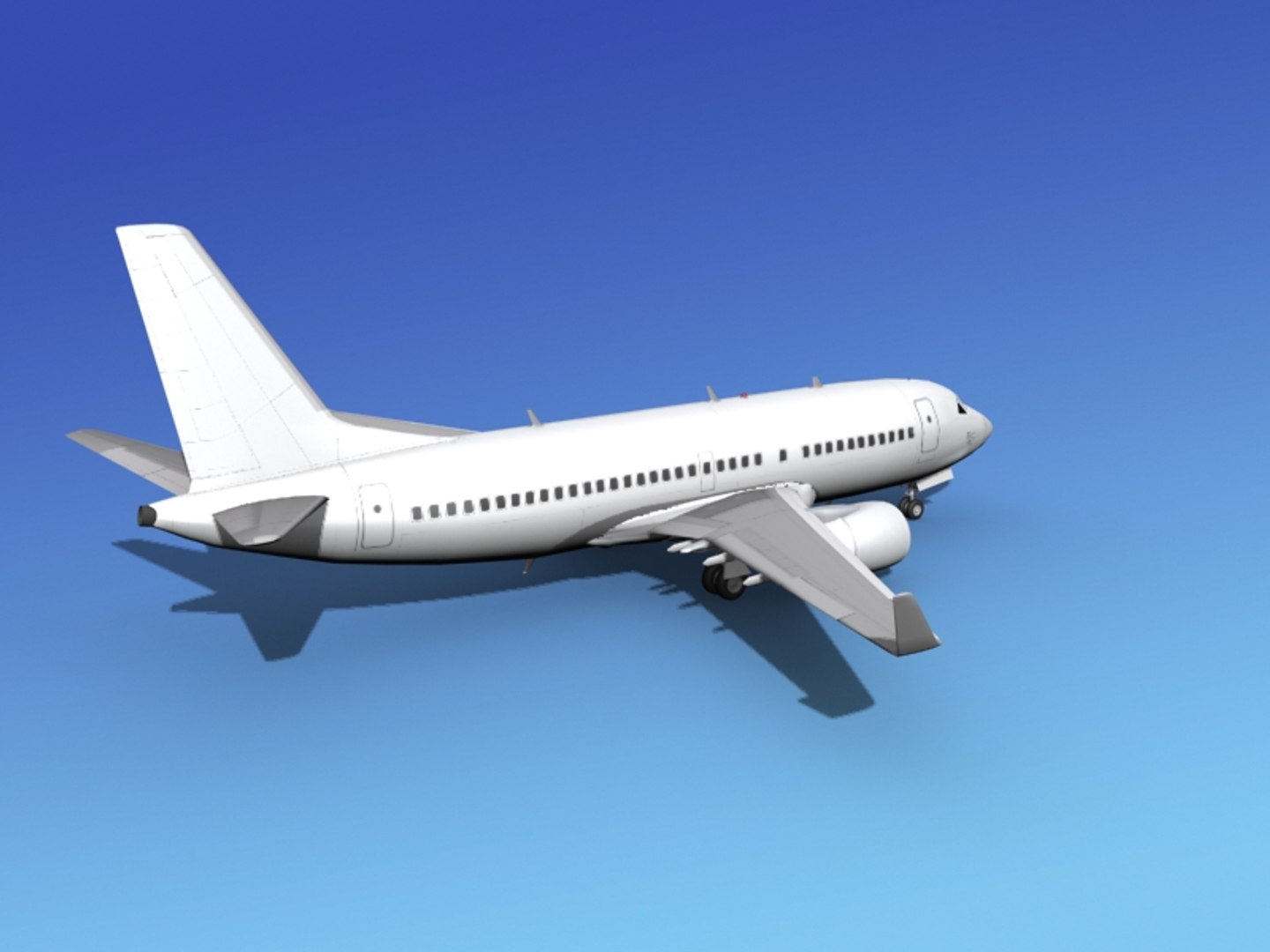 3d Boeing 737-700 737 737-700er