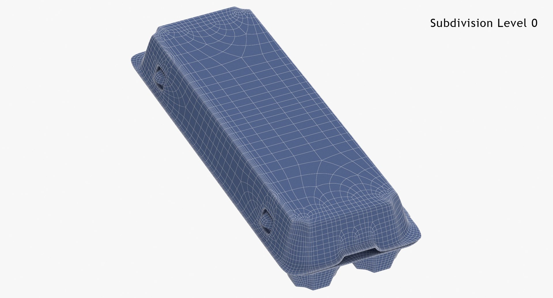 3D Paper Pulp Carton of Eggs 12 Color Variations Blank and Generic ...