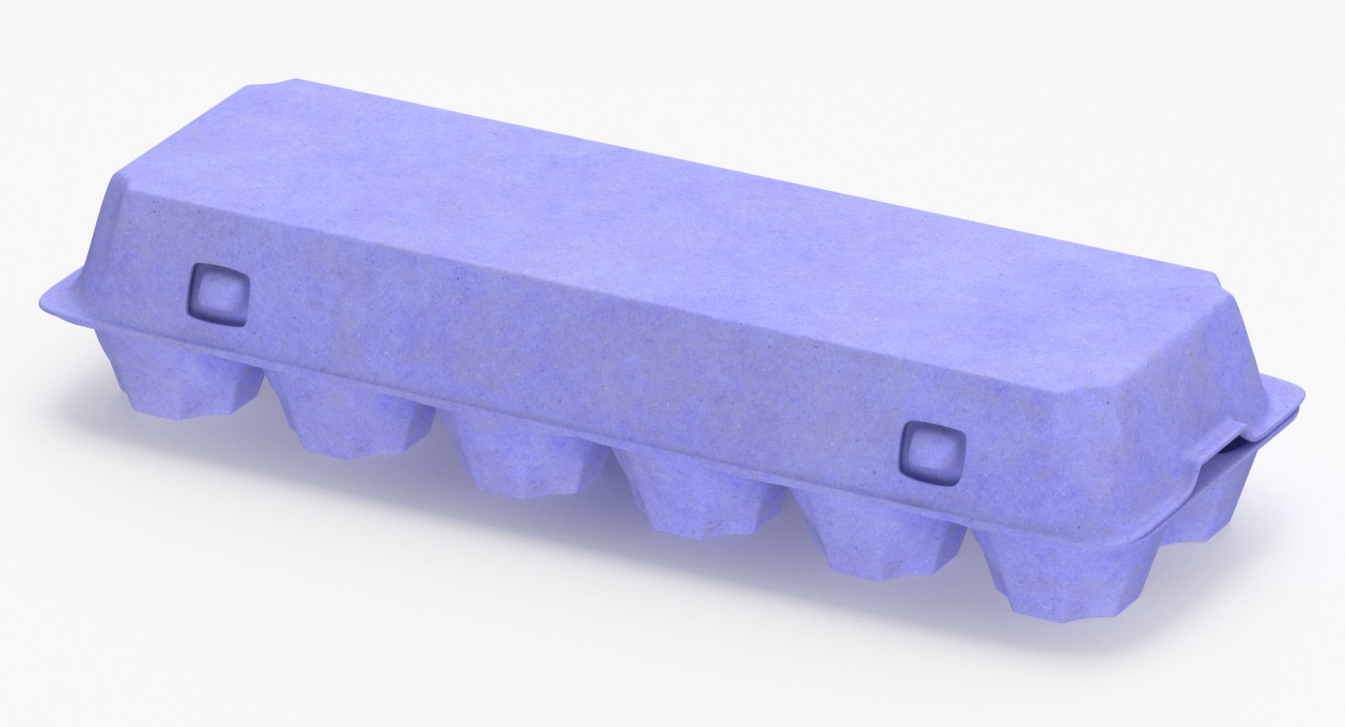 3D Paper Pulp Carton of Eggs 12 Color Variations Blank and Generic ...