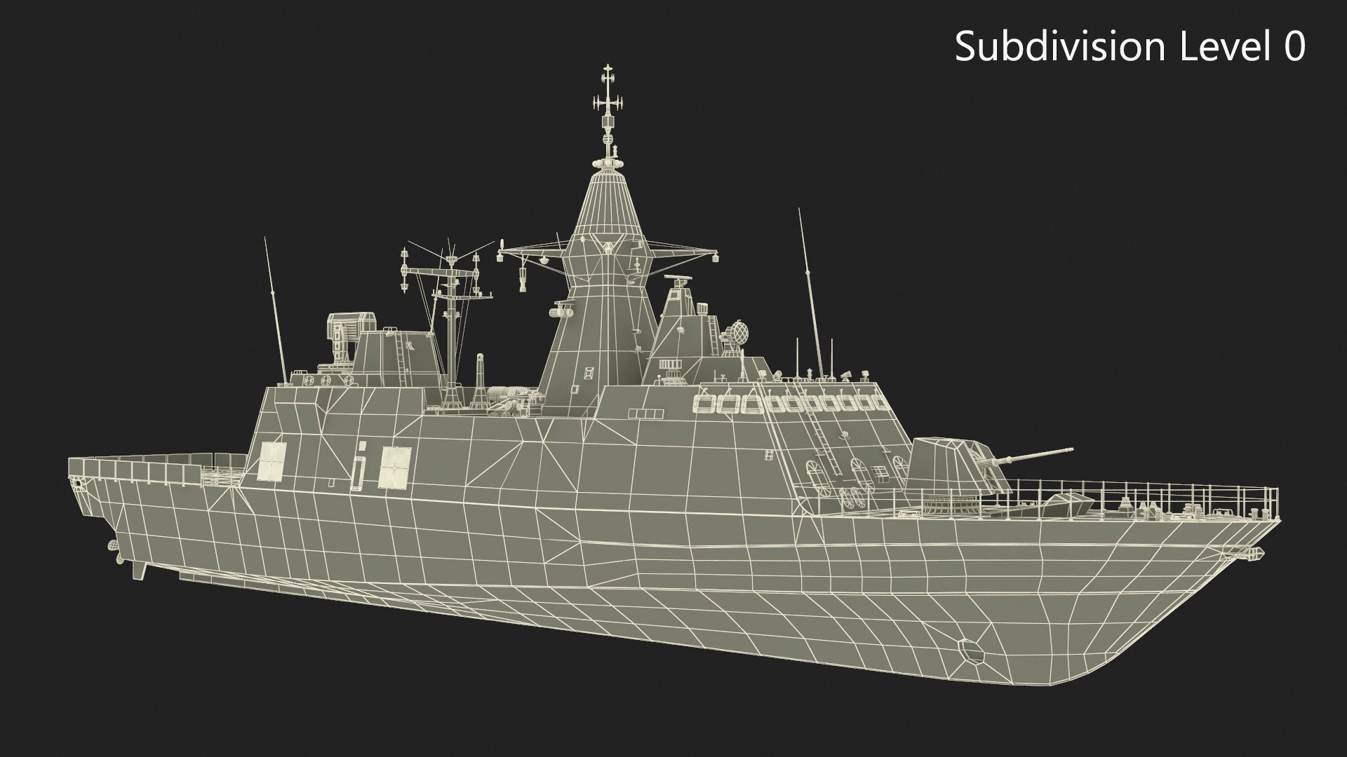 Combat Ship Class Corvette Navy 3D Model - TurboSquid 2328654