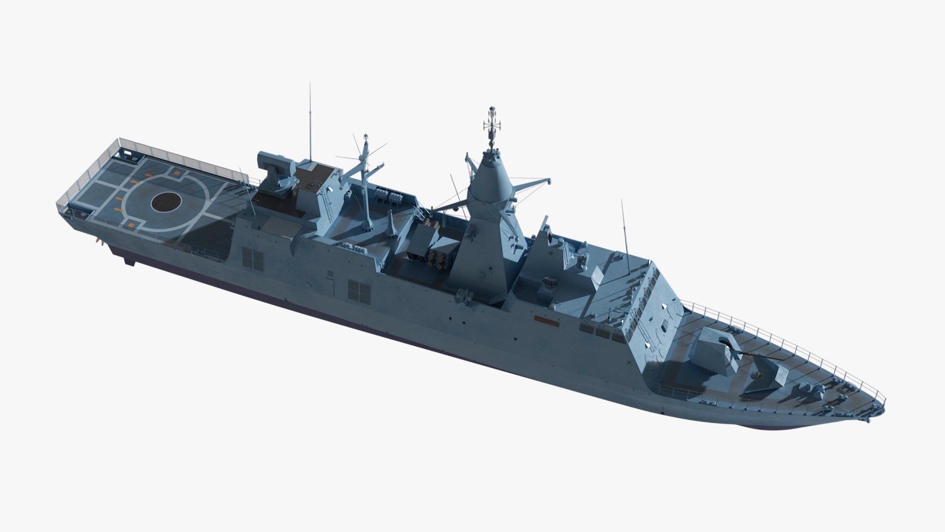 Combat Ship Class Corvette Navy 3D Model - TurboSquid 2328654