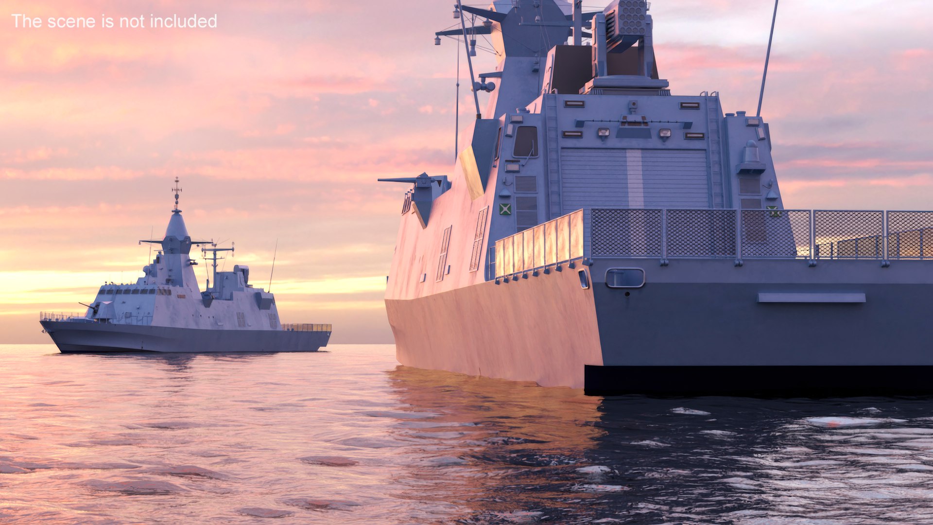 Combat Ship Class Corvette Navy 3D Model - TurboSquid 2328654