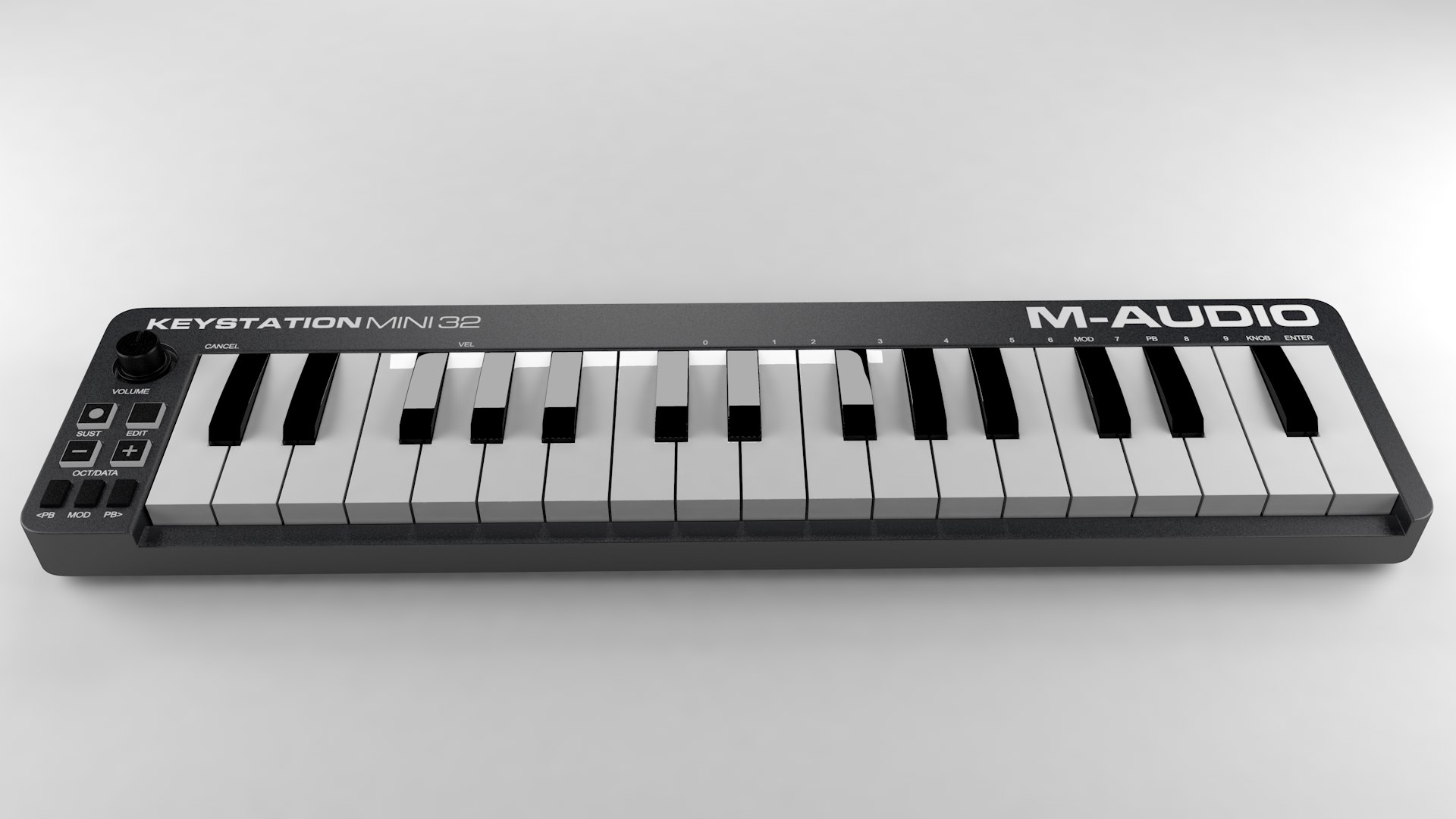 3D M-Audio Keystation Mini 32 - TurboSquid 2198928