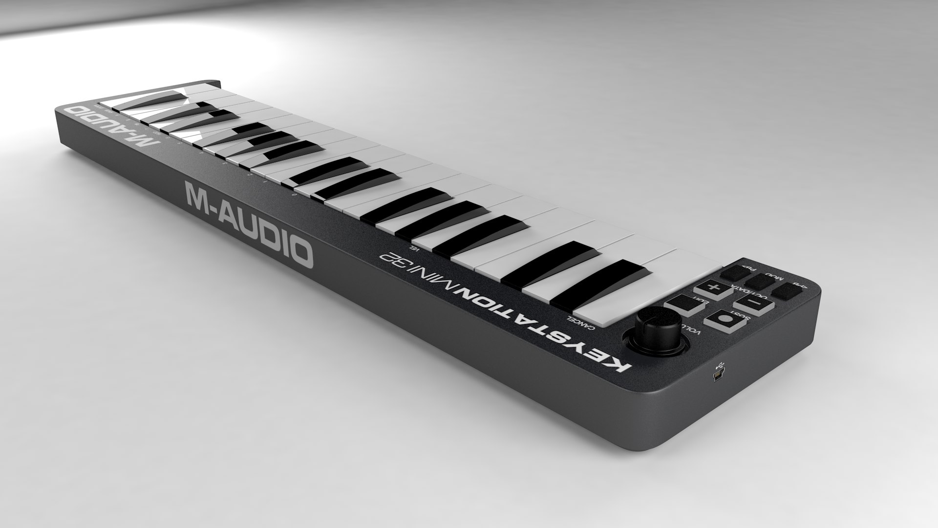 3D M-Audio Keystation Mini 32 - TurboSquid 2198928