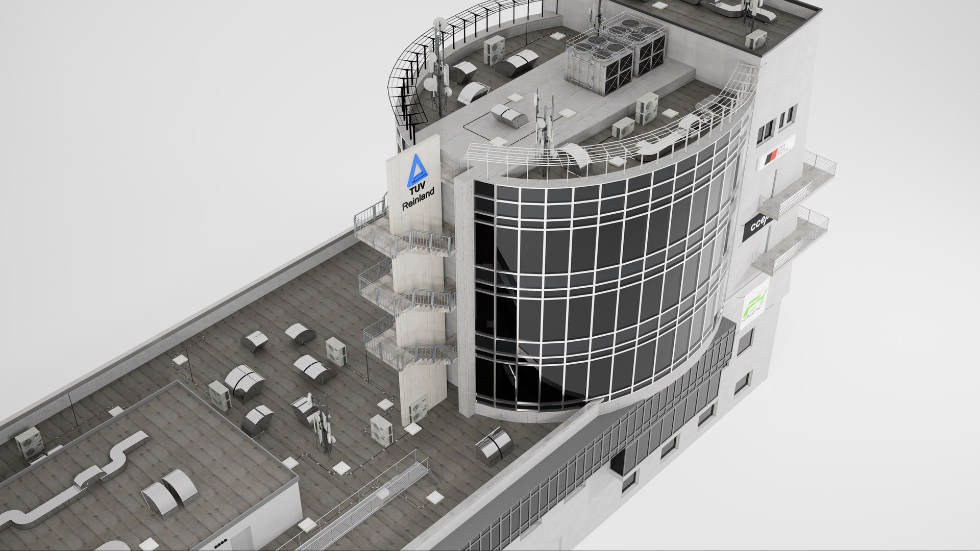 Nurburgring Racetrack Ravenol Media Center 3D - TurboSquid 2461244